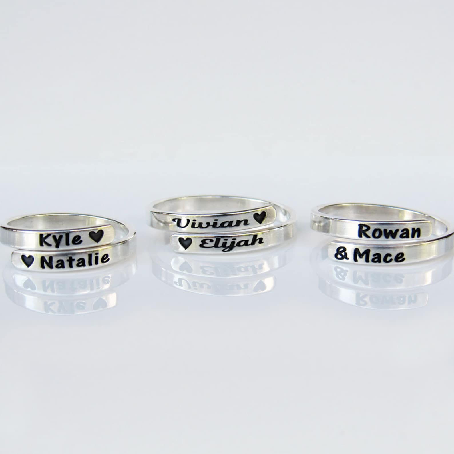 Sterling Silver Adjustable Ring Custom Silver Ring Rings for - Etsy