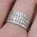 Custom Name Ring, Ring With Names, Personalized Ring, Stacking Name ...