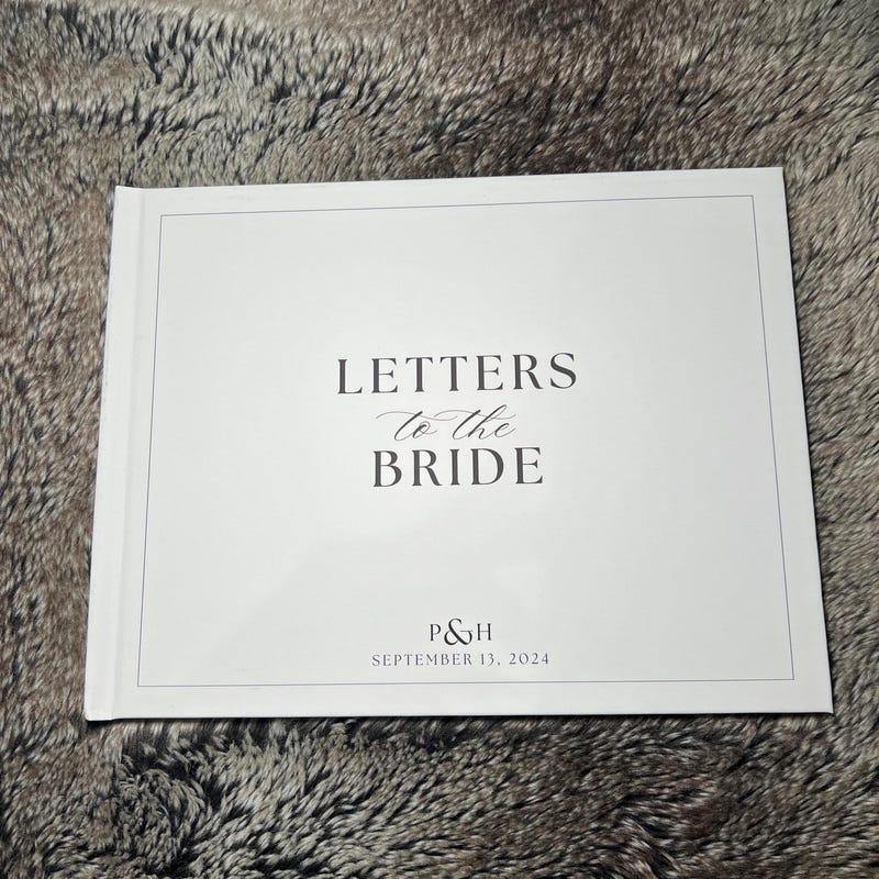 Letters to the Bride Book - Etsy