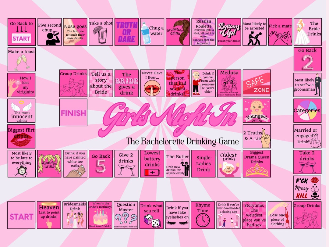 Bachelorette Party Game, Girls Night Games, Bachelorette Gifts ...