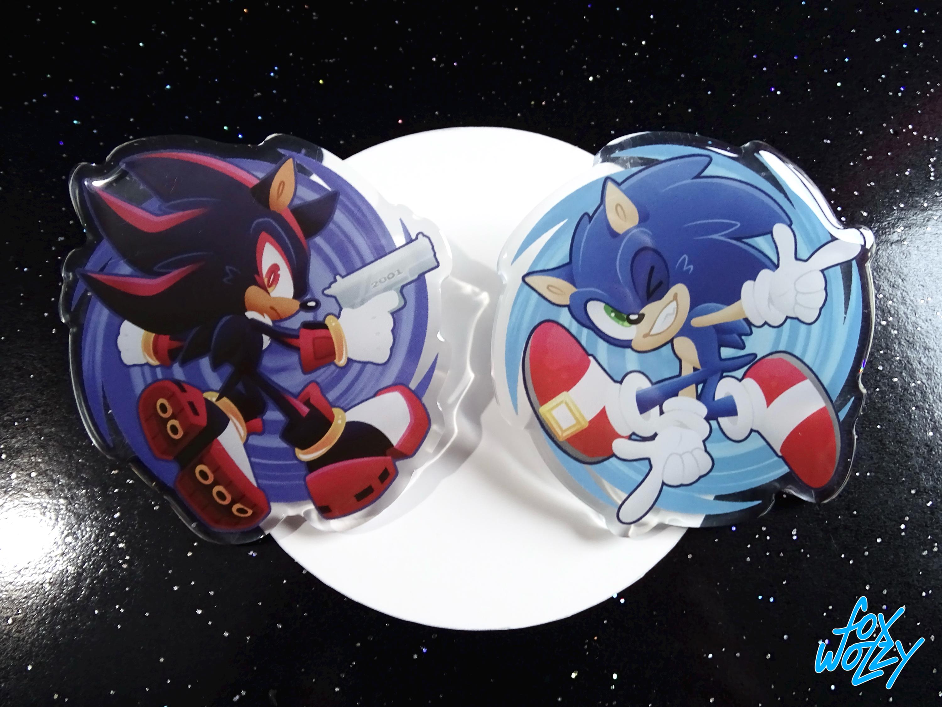 Sonic Adventure Acrylic Pin Badge - Unofficial Fan Merch - Etsy