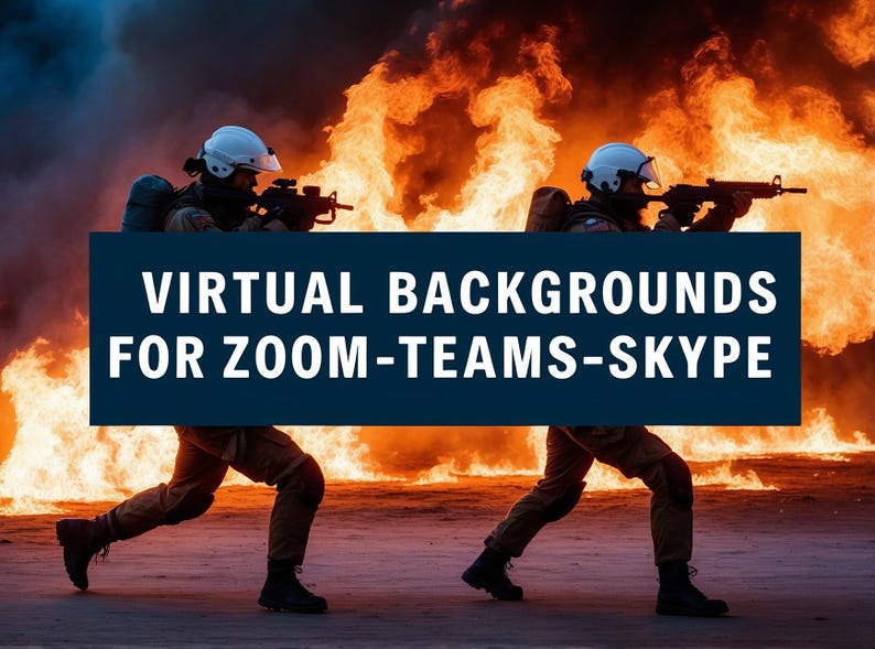 Virtual Backgrounds for Zoom-teams-skype Modern Office Digital ...