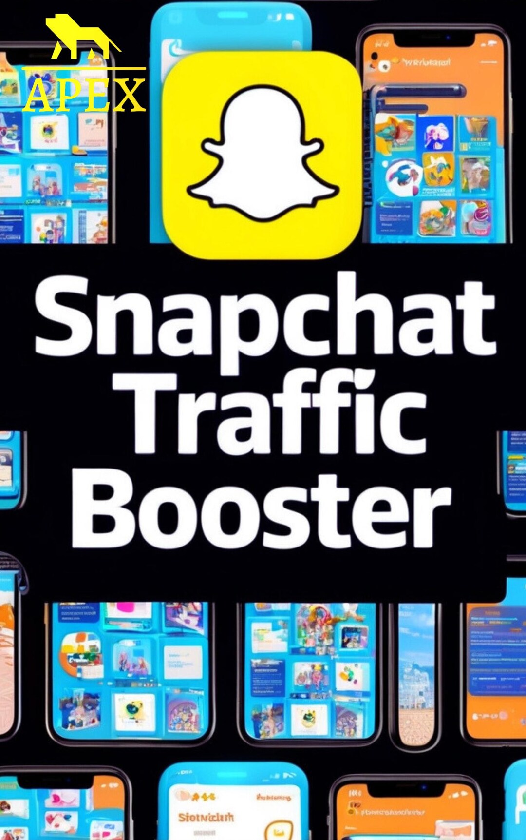 Snapchat Traffic Booster Digital PDF Book, Go Viral, Get Seen, Master the Algorithm, Canva, Tik ...