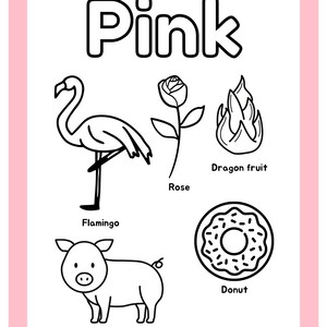 Kids Printable Coloring Sheets - Etsy