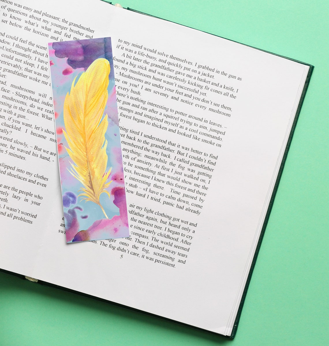 Pastel Bookmarks 9 Bundle Digital Print Flowers Hearts Feather ...