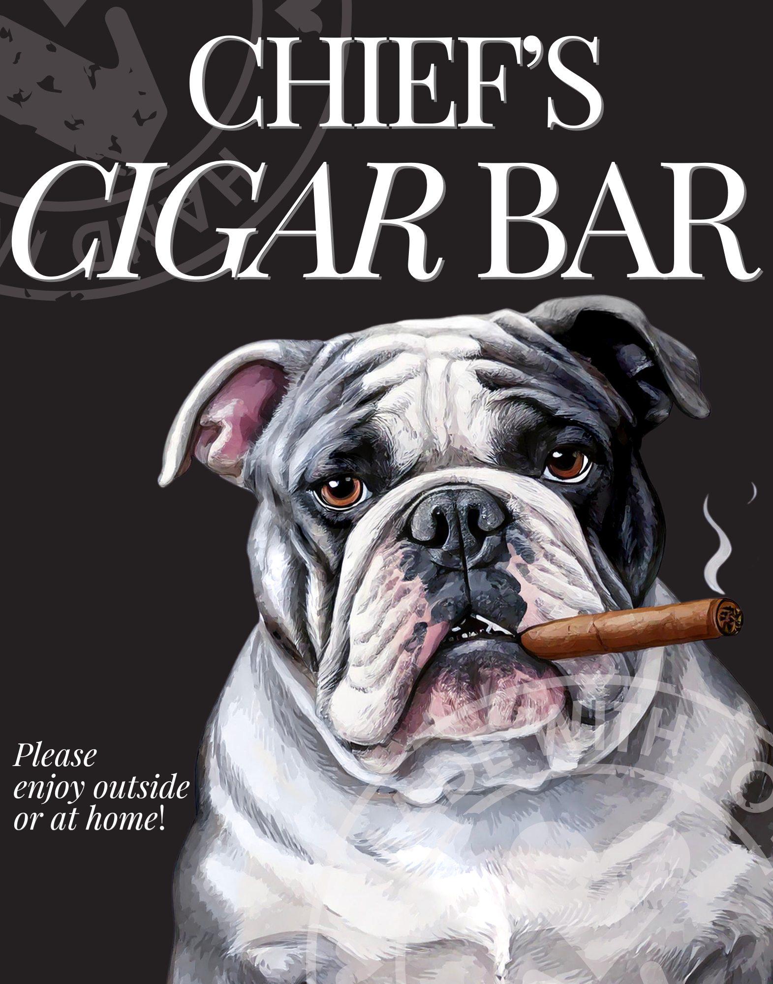Custom Cigar Bar Sign | Pet Art | Wedding Signage | Event Decor - Etsy
