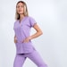 For Woman Scrubs Set,lilac Color,flexible Scrubs Set,nure Gift,nursing ...