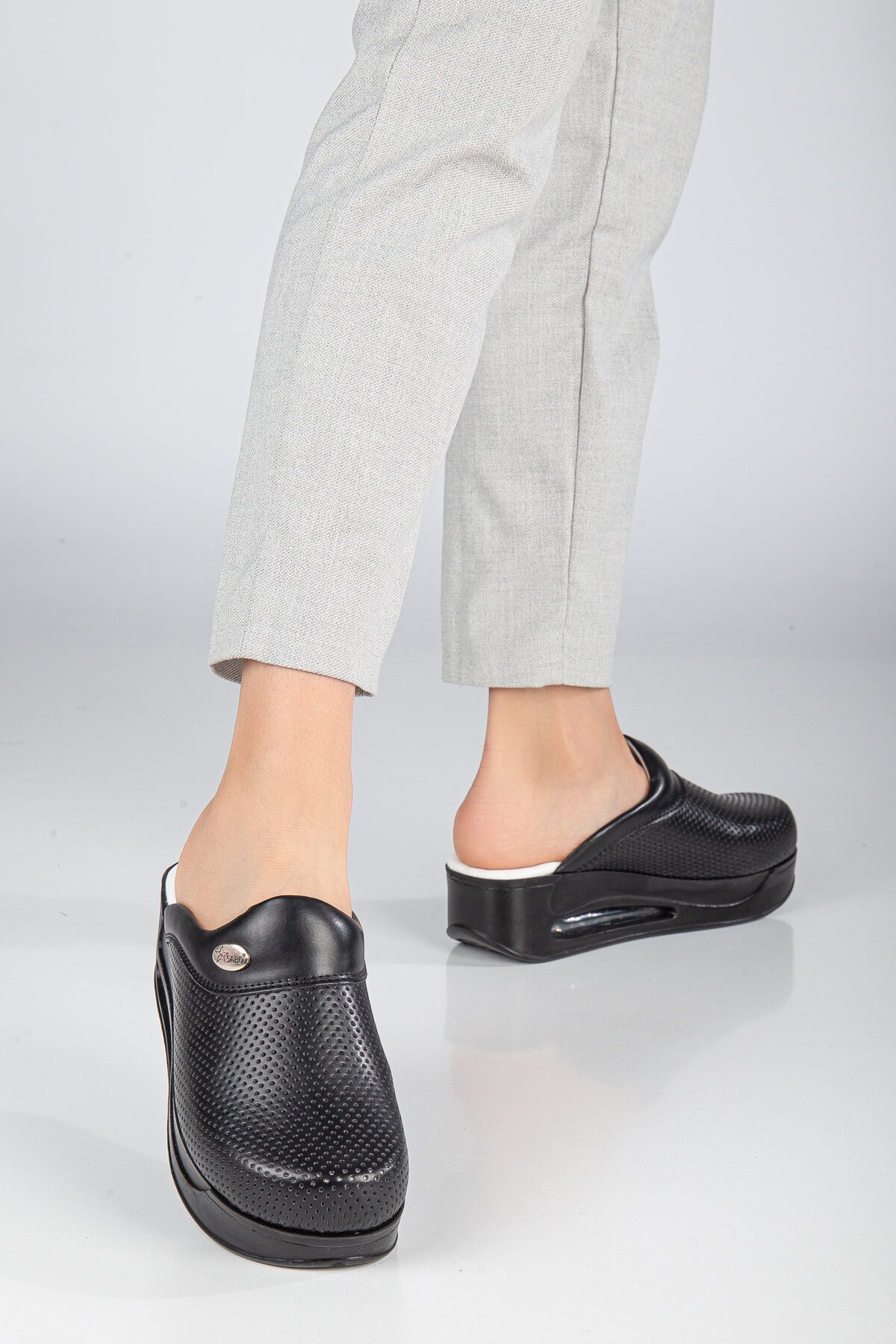 Woman Orthopedic Clogs,black Clogs,orthopedics Nurse Slippers,hospital ...