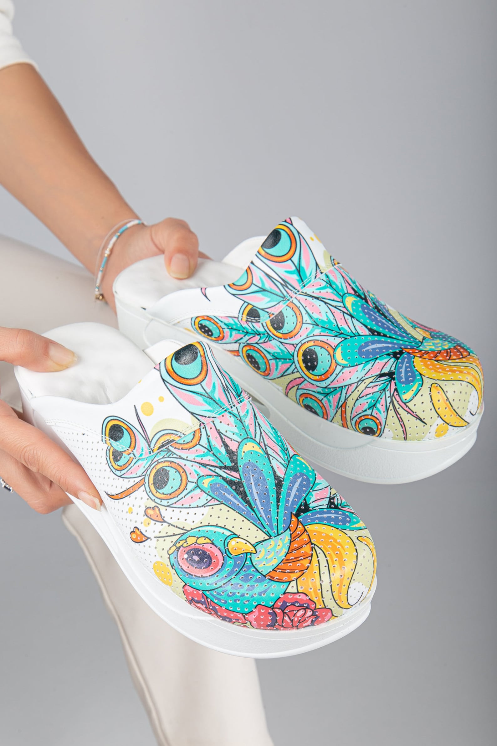 For Woman Clogs,nurse Shoes,hospital Shoes,nursing Gift,pattern Clogs ...