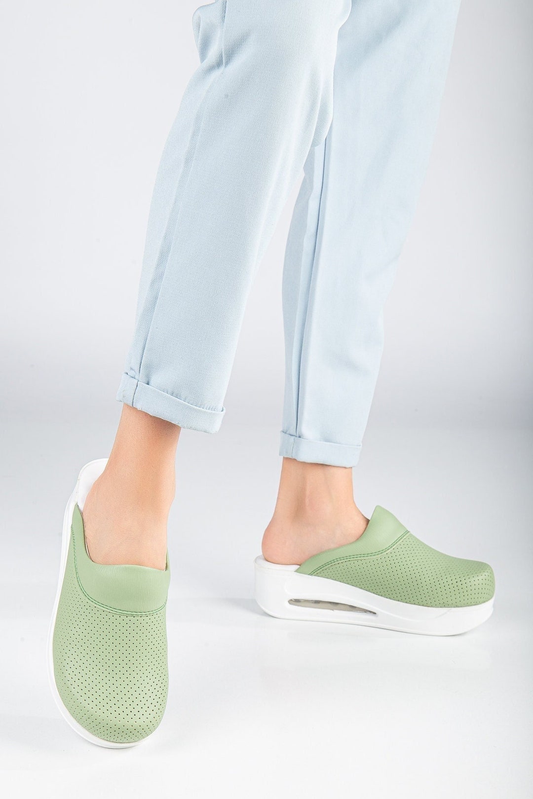 Nurse Orthopedics Green Clogs,medical Clogs,nurse Clogs,doctor Clogs ...