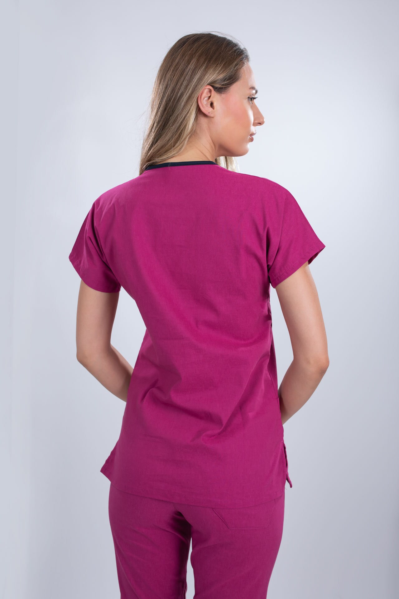 For Woman Scrubs Set,nurse Scrubs Et,nursing Scrubs Set,violet Colour ...