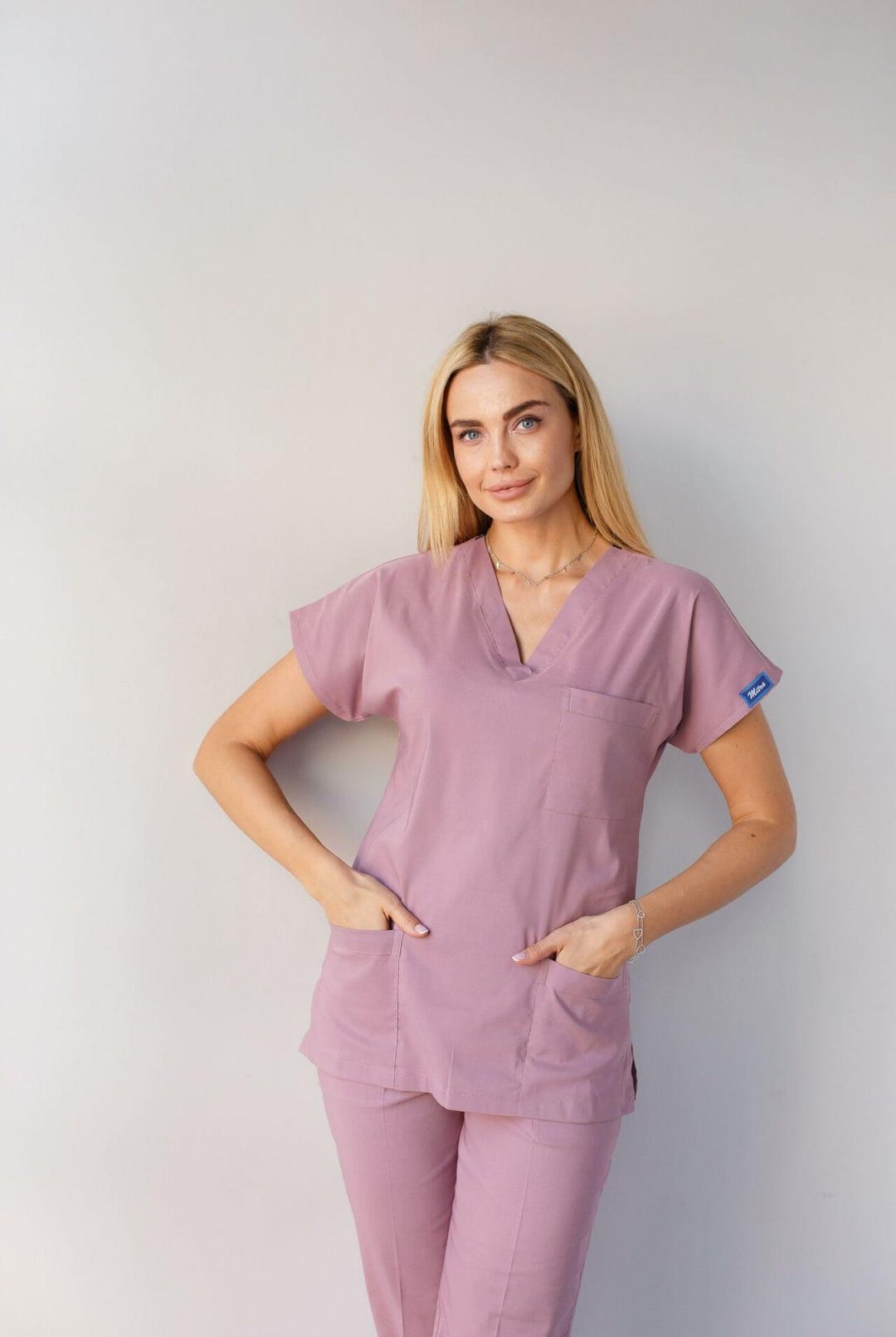 Unısex Scrubs Set,medical Uniform,dentist Scrubs,doctor Scrubs ...