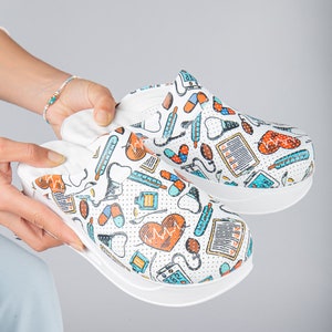For Woman Orthopedics Clogs,nurse Slipper,nursing Clogs,white Clogs ...