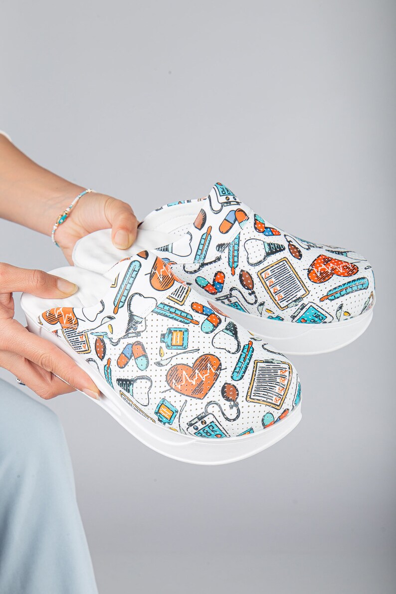 For Woman Orthopedics Clogs,nurse Slipper,nursing Clogs,white Clogs ...
