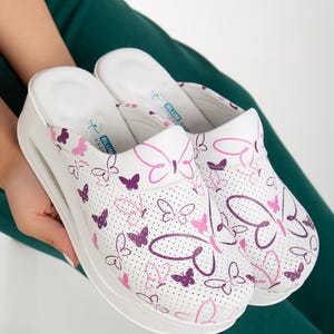 Nurse Shoes,nursing Clogs,orthopedic Clogs,comfortable Clogs,pattern ...