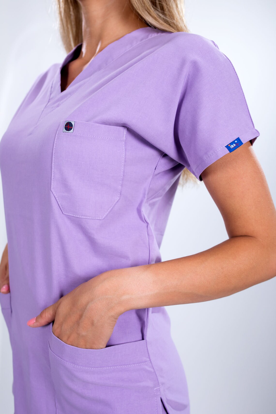 For Woman Scrubs Set,lilac Color,flexible Scrubs Set,nure Gift,nursing ...