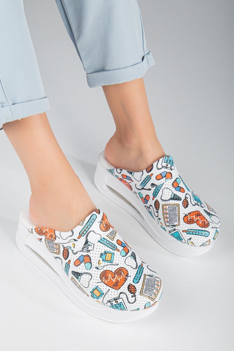 For Woman Orthopedics Clogs,nurse Slipper,nursing Clogs,white Clogs ...