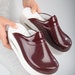 Orthopedic Nurse Clogs, Maroon Medical Slippers, Comfortable Nursing ...