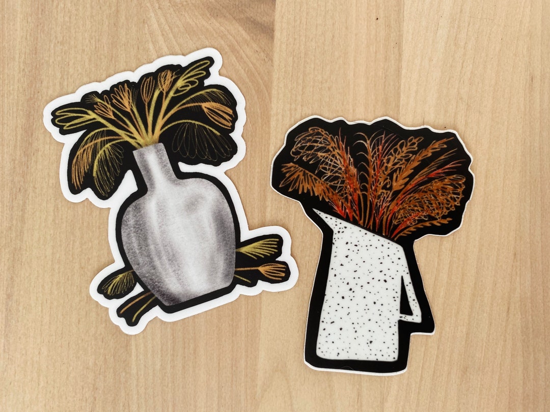 Vases Sticker Set - Etsy