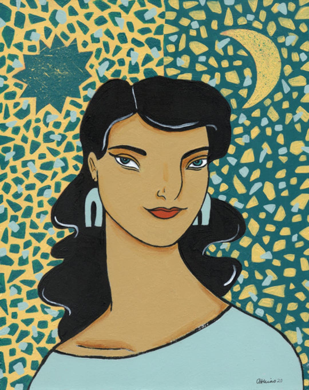 Gemini Astrology Signed Print by Amanda Laurel Atkins - Etsy