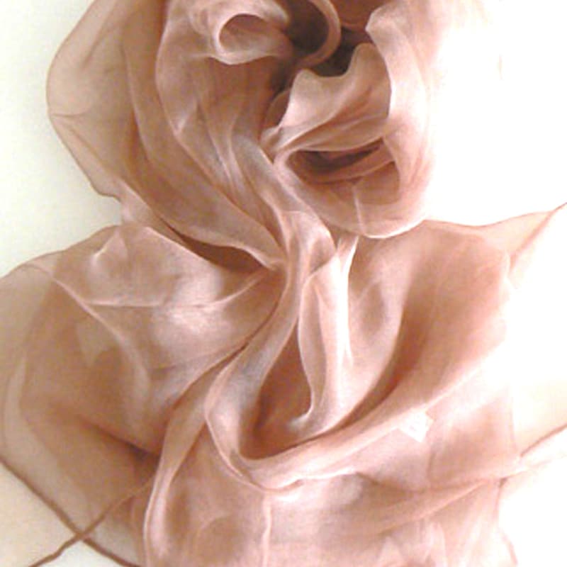 Chiffon Long Thin Scarf - Etsy