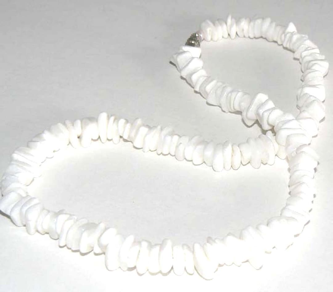 1 16inch Natural Puka Shell Chip Necklace Strand Beads White - Etsy