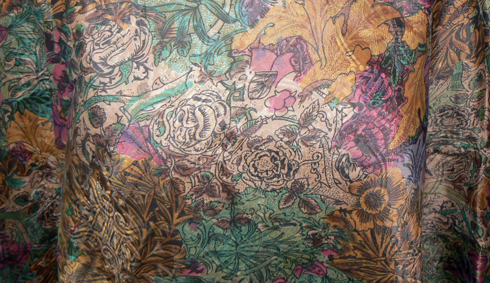 100% High Quality Silk Fabric Reversible Gambiered Canton | Etsy