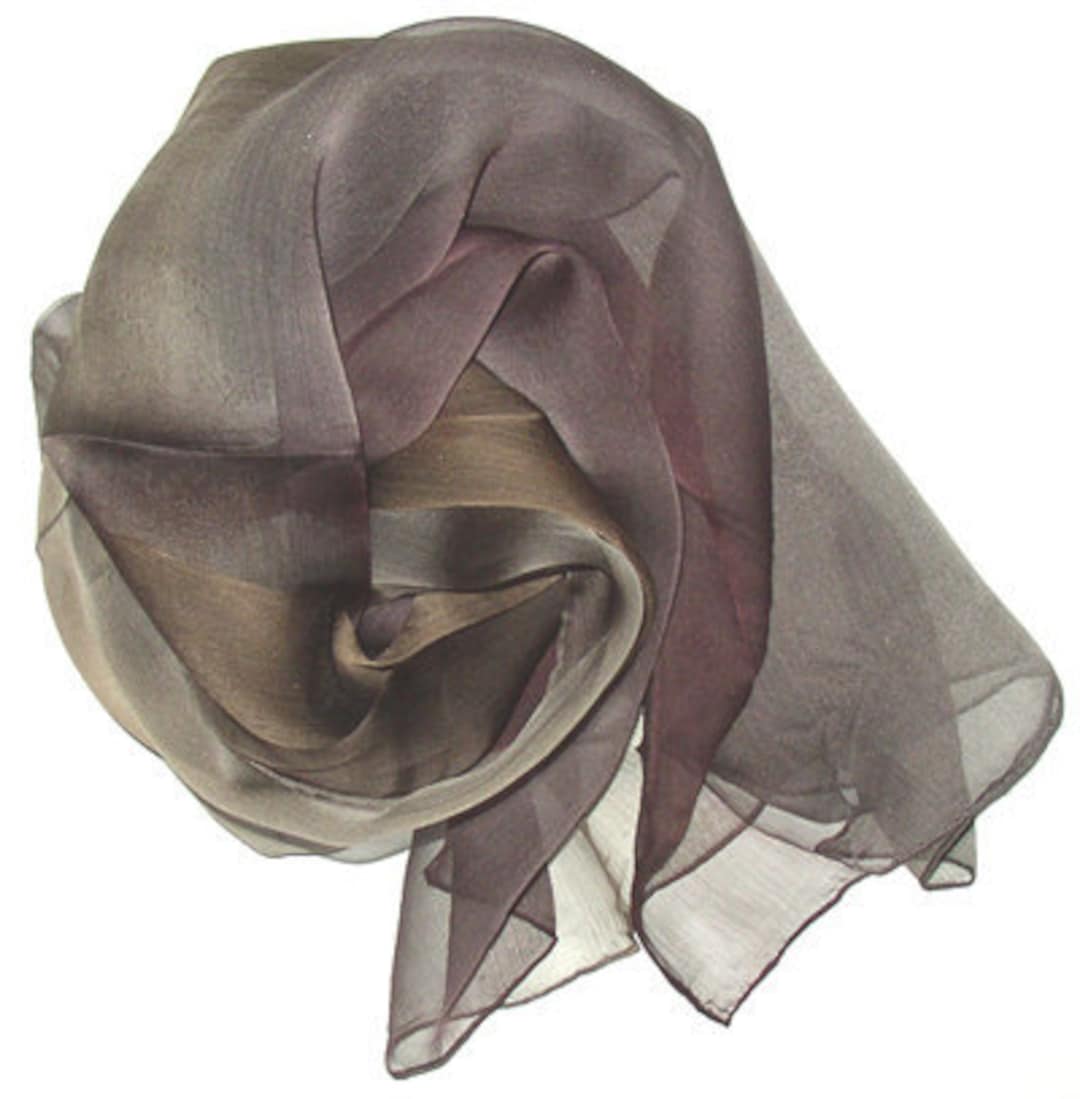 SALE Hand Made Rainbow Veil Pure Silk Scarf, Mixed - Etsy