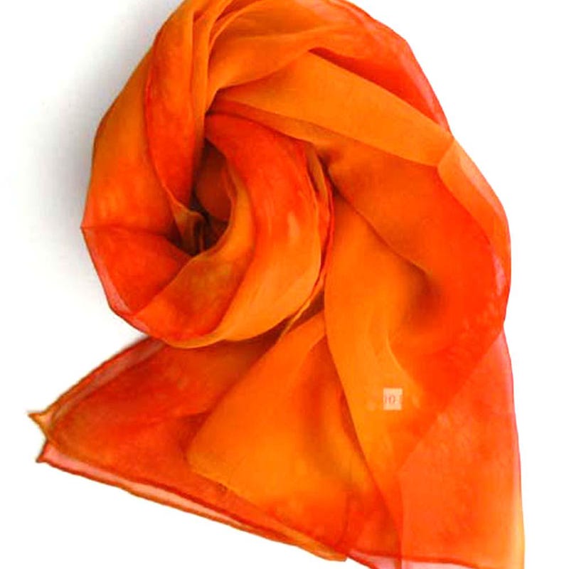 Handmade Silk Scarf - Etsy