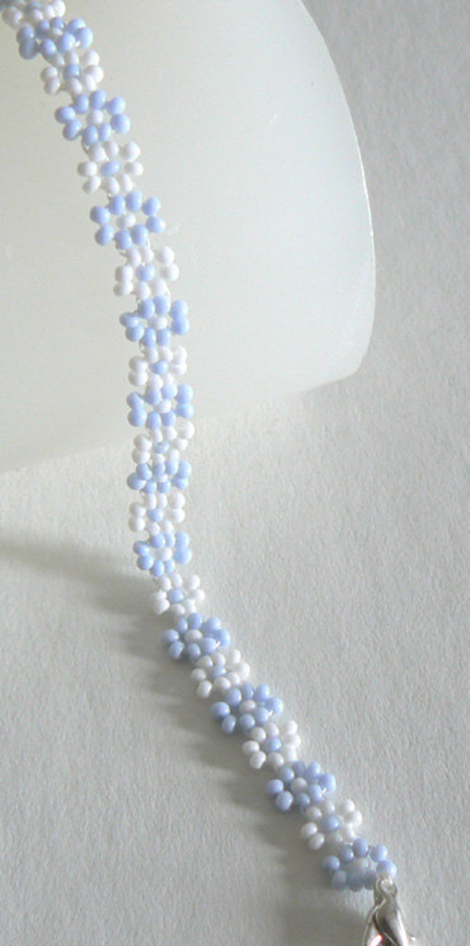 Baby Blue White Daisy Flower Chain Bracelet Anklet - Etsy