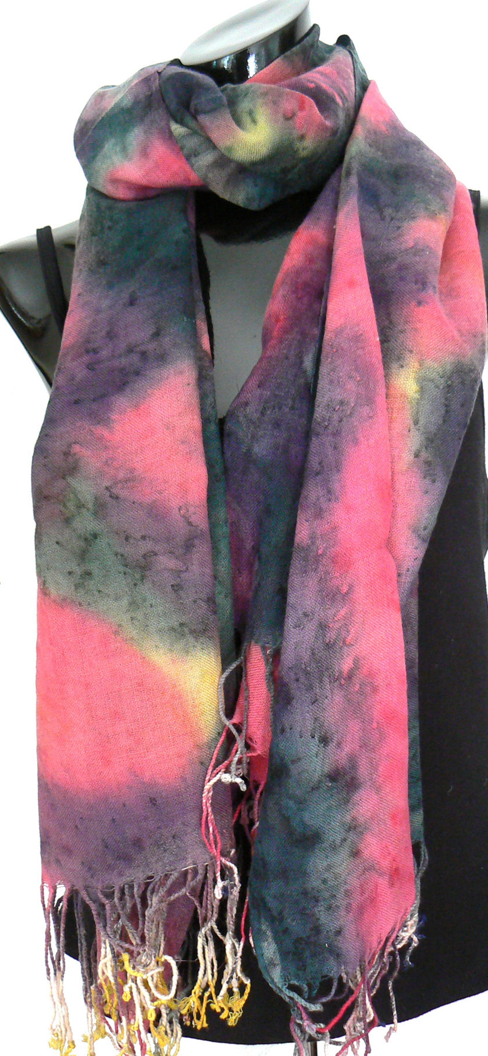 SALE 100% Wool Pashmina Shawl Wrap Scarf Hand Painted Handmade | Etsy