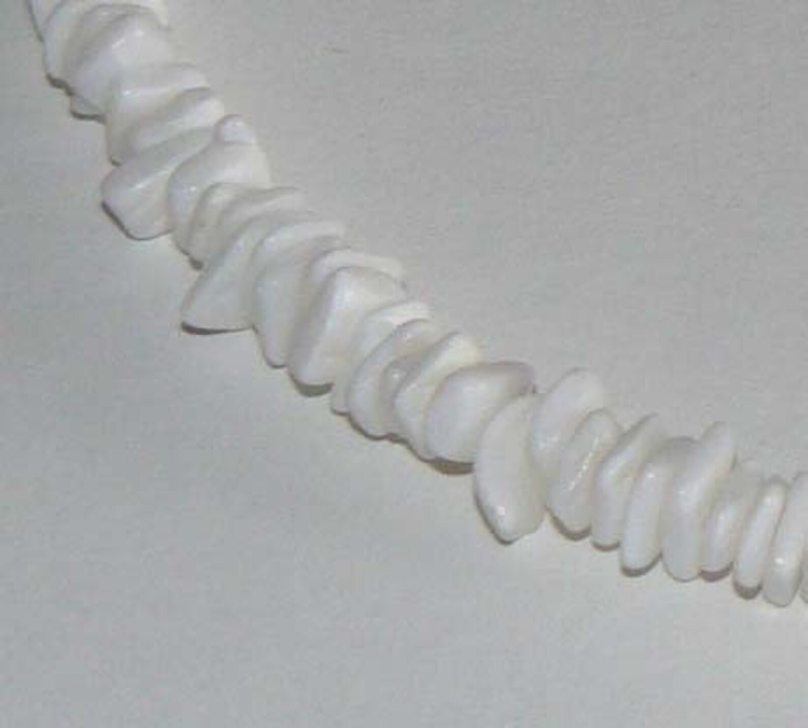 1 16inch Natural Puka Shell Chip Necklace Strand Beads White - Etsy