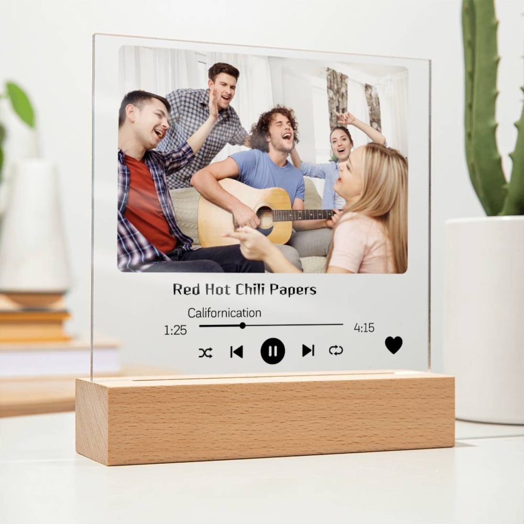 Custom Acrylic Music Plaque Song Plaque Personalized Album Cover Music ...