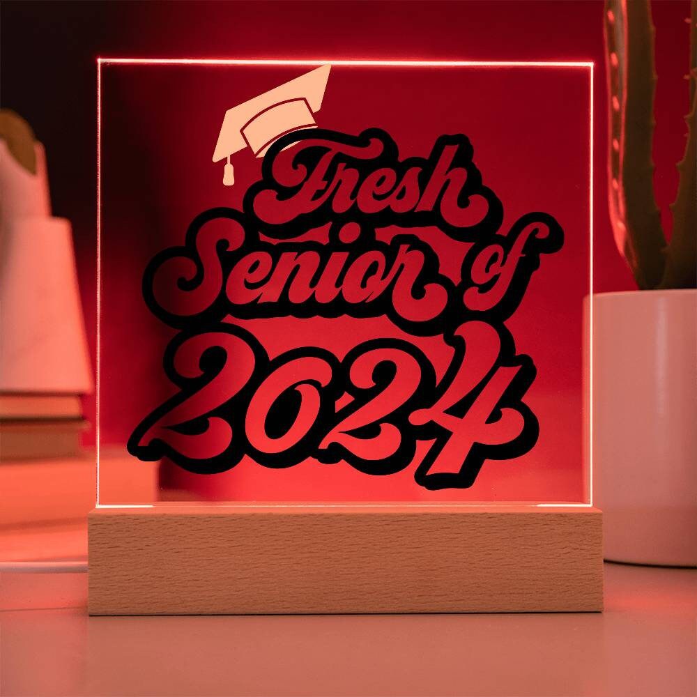Senior Class of 2024 Graduation Memories Acrylic LED Light Plaque ...