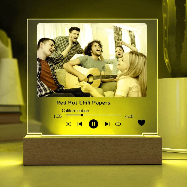 Custom Acrylic Music Plaque Song Plaque Personalized Album Cover Music ...