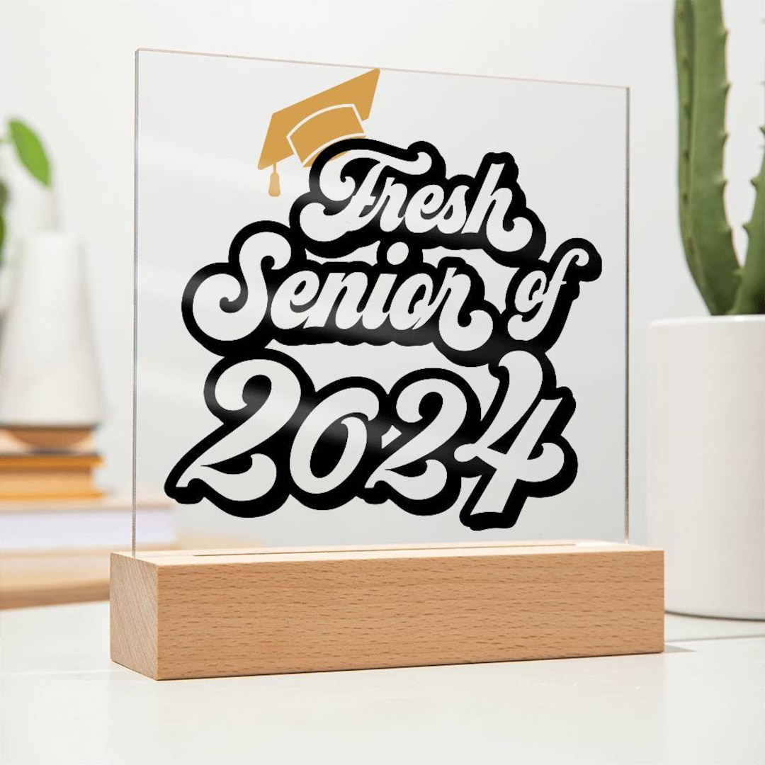 Senior Class of 2024 Graduation Memories Acrylic LED Light Plaque ...