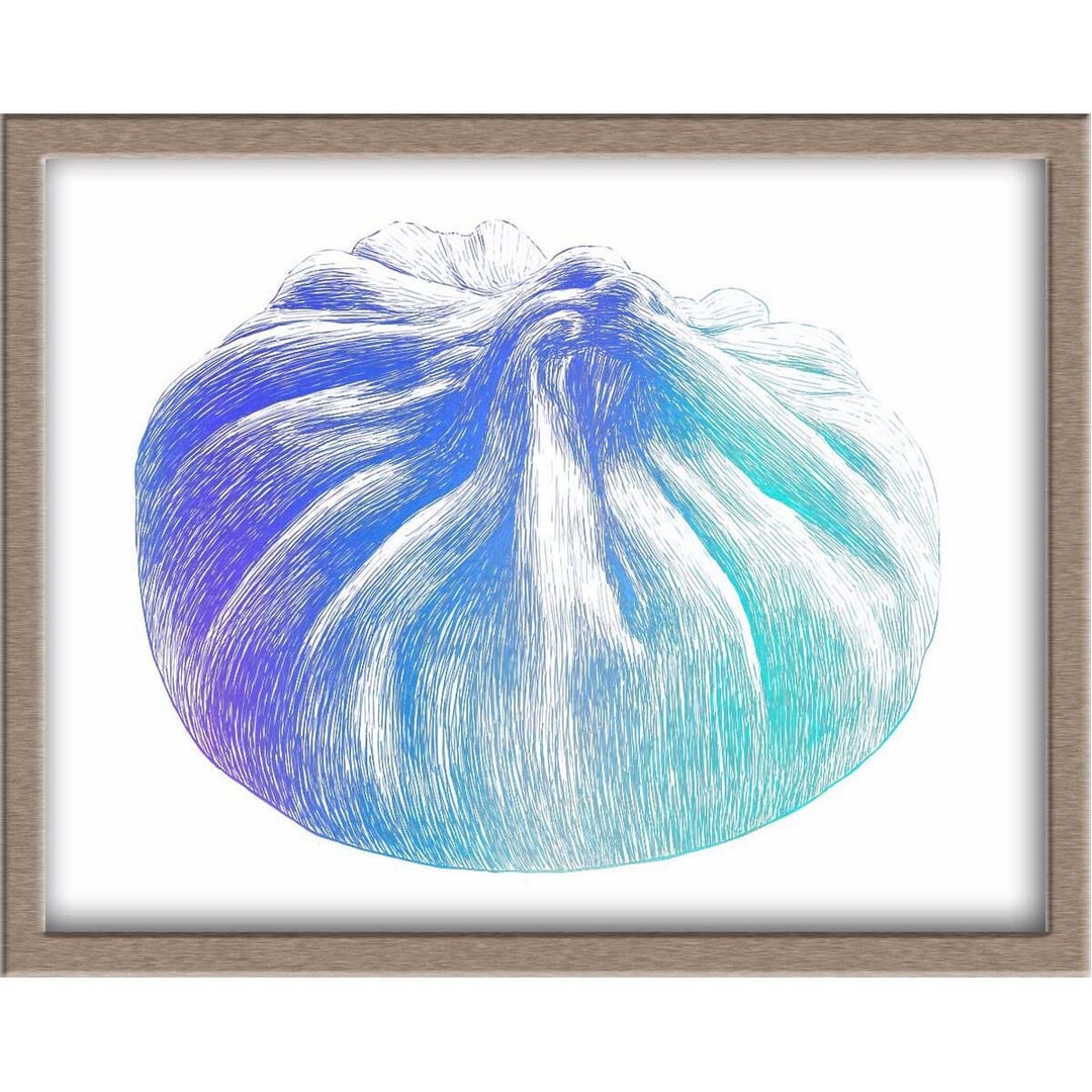 Dumpling Foiled Print - Etsy