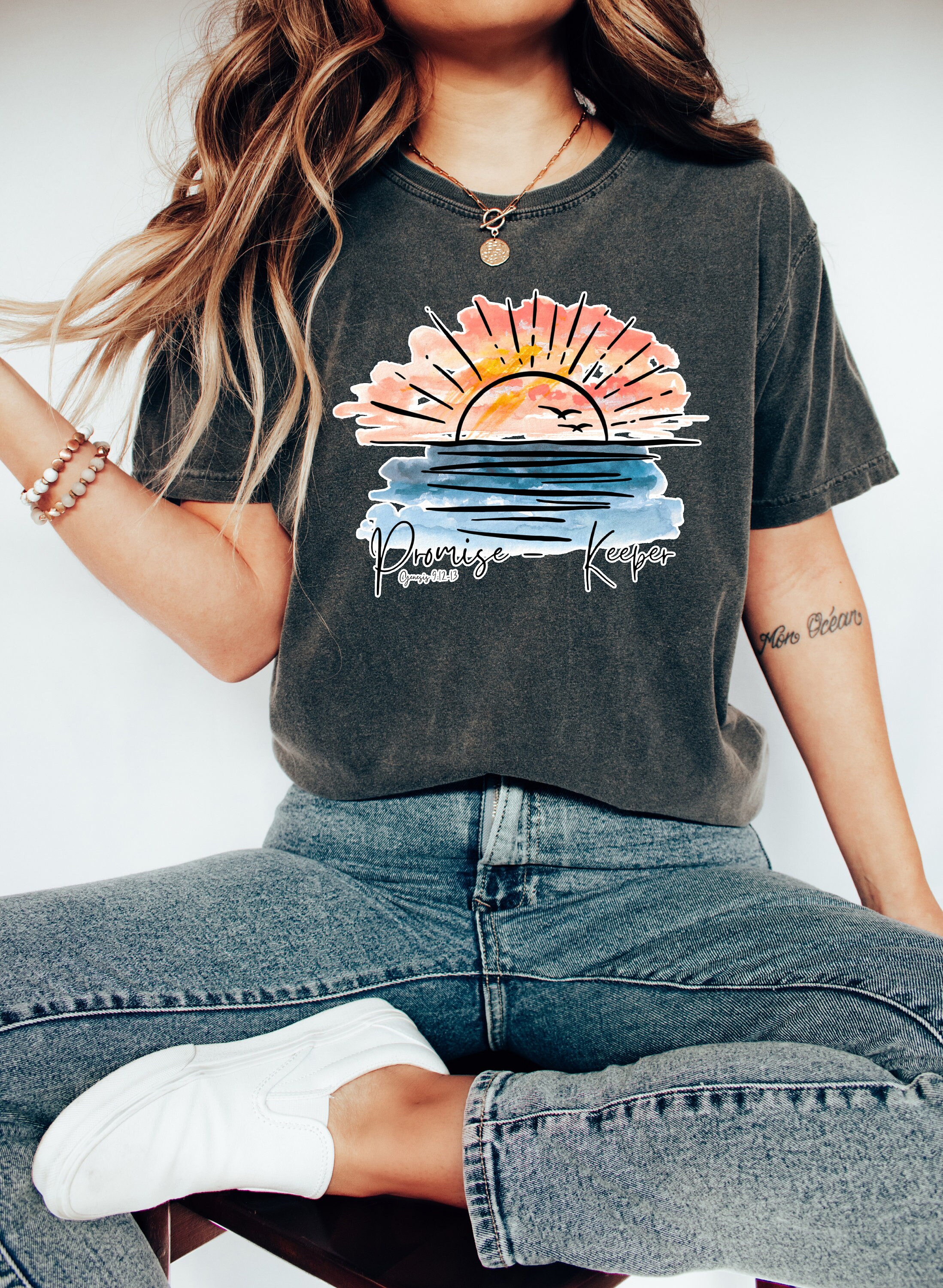 Promise Keeper Shirt, Christian Sunset T Shirt, Religious Shirt, Bible ...