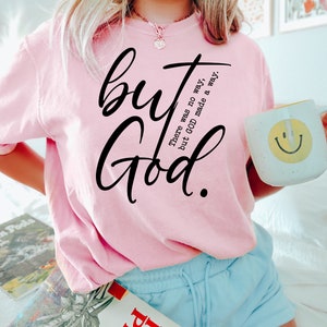 But God Shirt, Created With a Purpose T Shirt, Christian Jesus Shirt ...