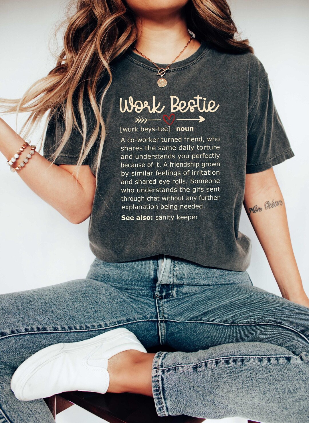 Work Bestie Shirt, Work Bestie Gift, Coworker Shirt, Coworker Gift ...