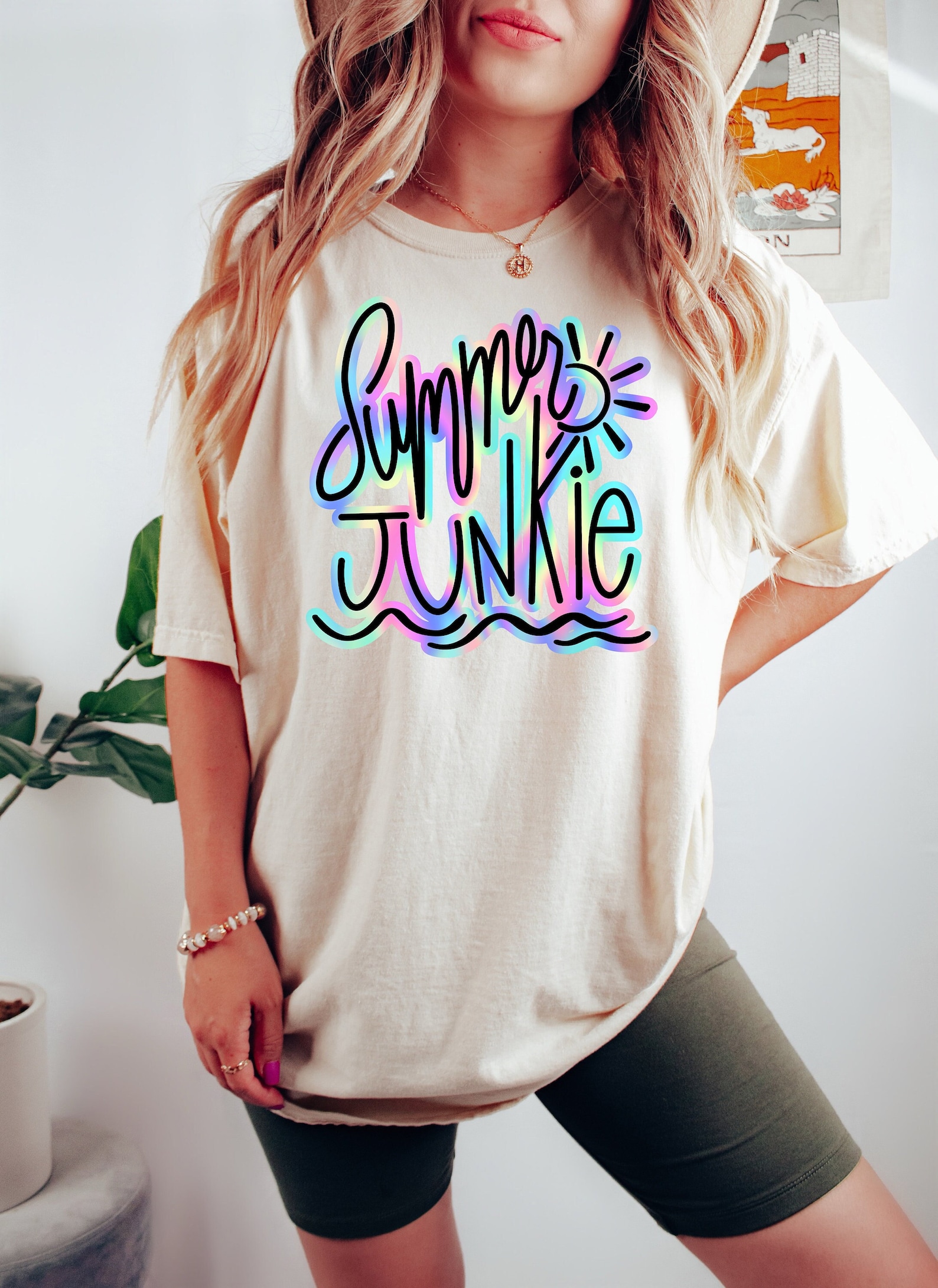 Summer Junkie Shirt, Funny Beach Day Shirt, Retro Summer Shirt, Summer ...