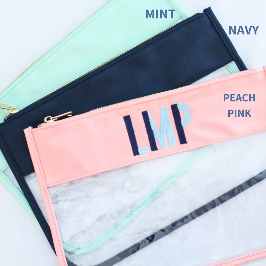 Personalized Zipper Pouch | Travel Pouch | Monogrammed Cosmetic Bag ...