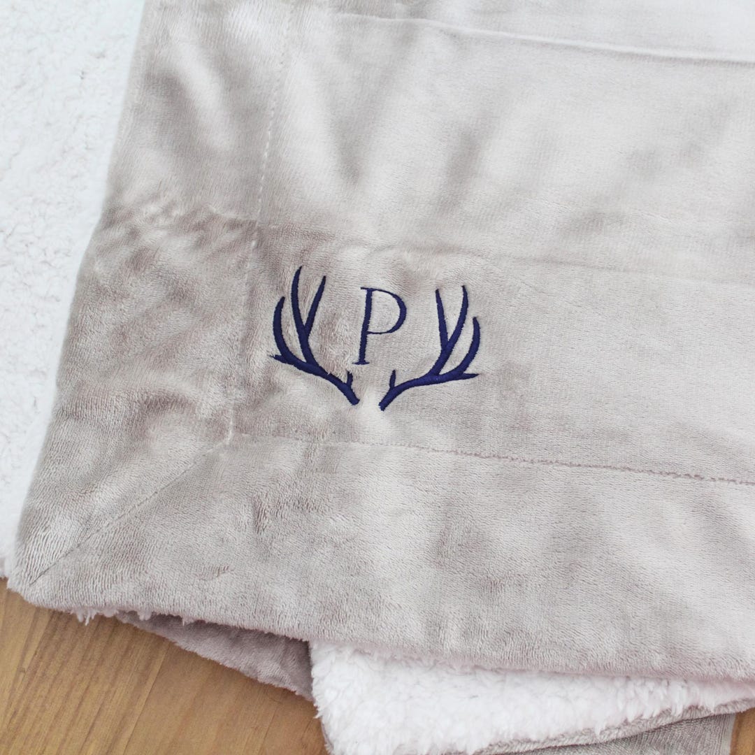 Personalized Fleece Throw Blanket | Sherpa Blanket | Personalized Gift ...