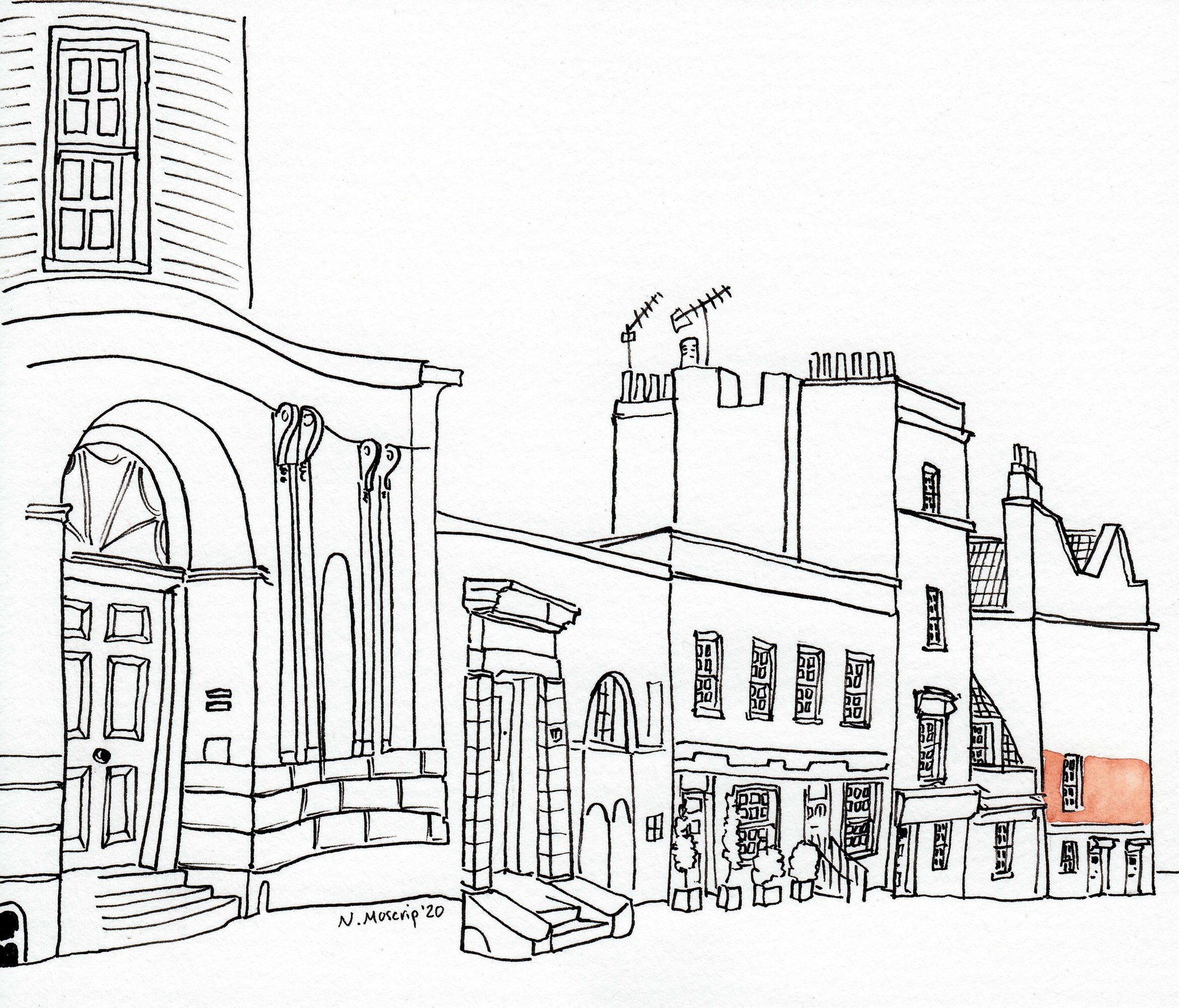 Hay Hill, Bath | Original Illustration | Original Artwork | Bath ...