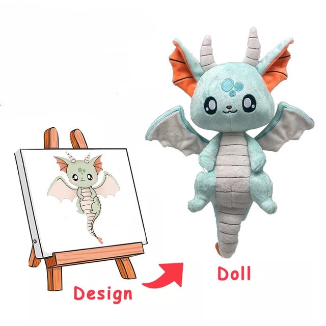 Create Your Custom Plushie With Artwork or Kids Arts - Etsy