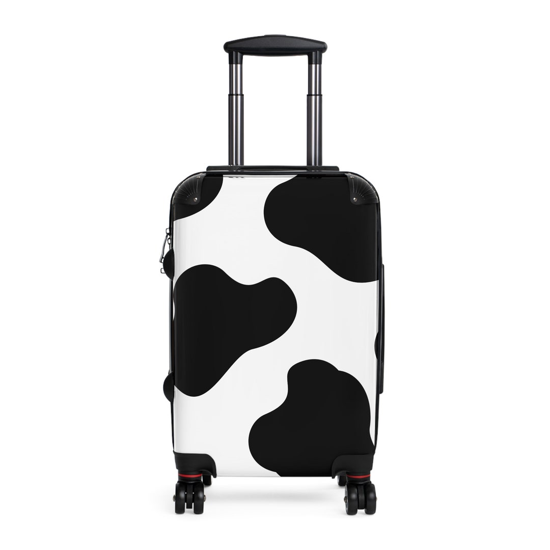 Cow Print Suitcase - Etsy