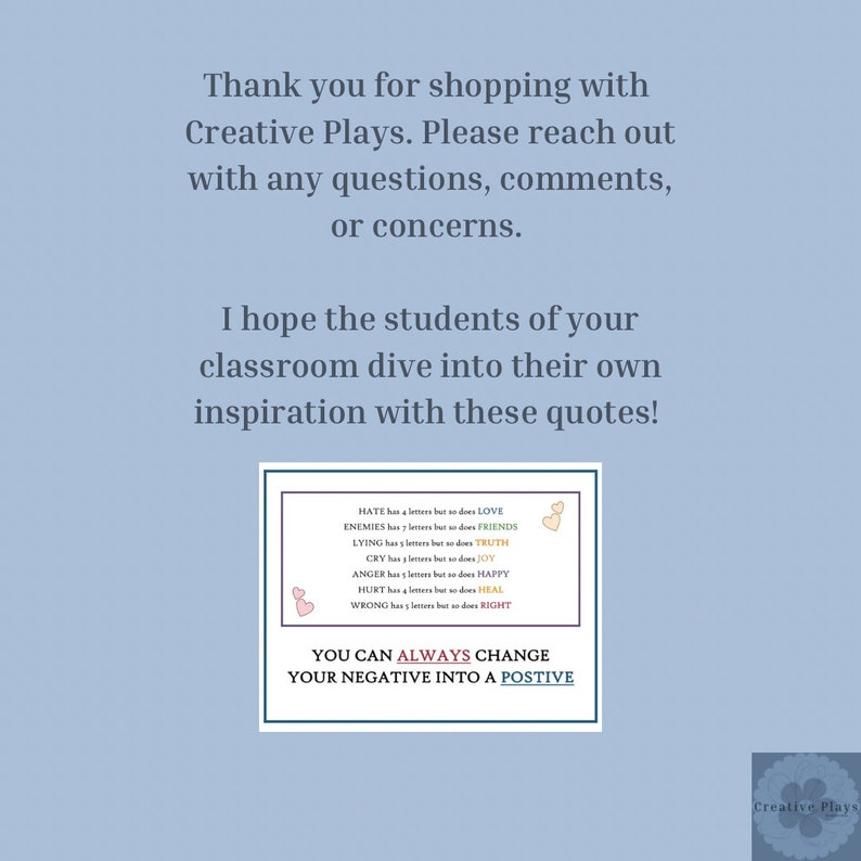 Quotes for Kids Decor, Classroom Printables: Inspirational Signs - Etsy