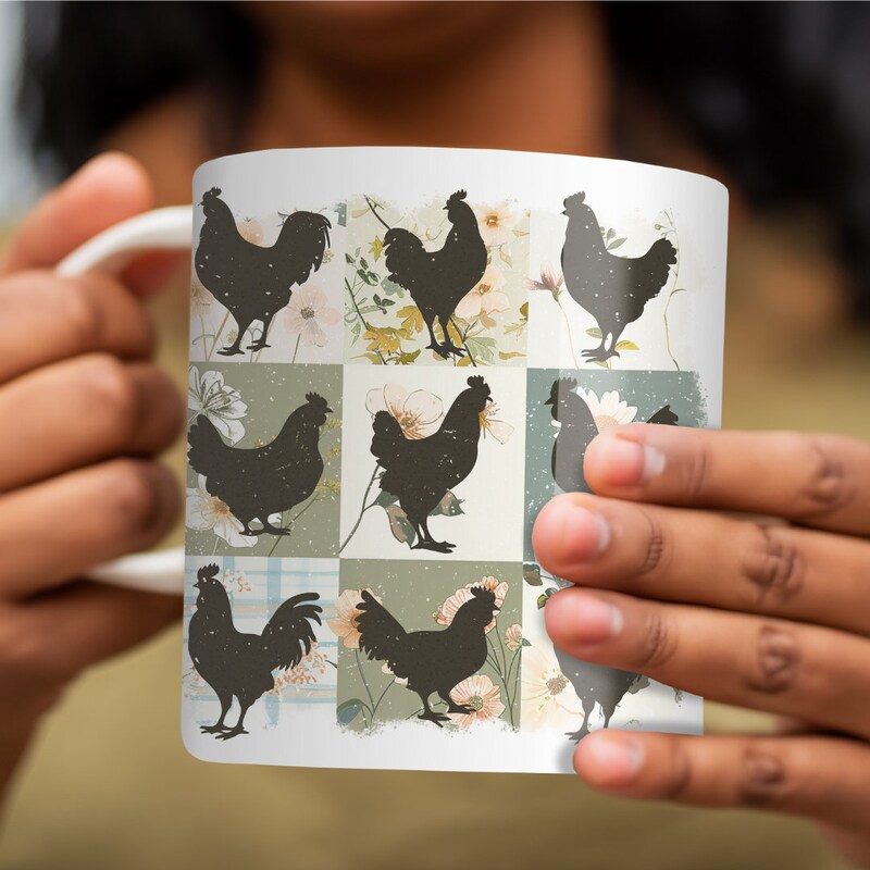 Chicken Collage - Etsy