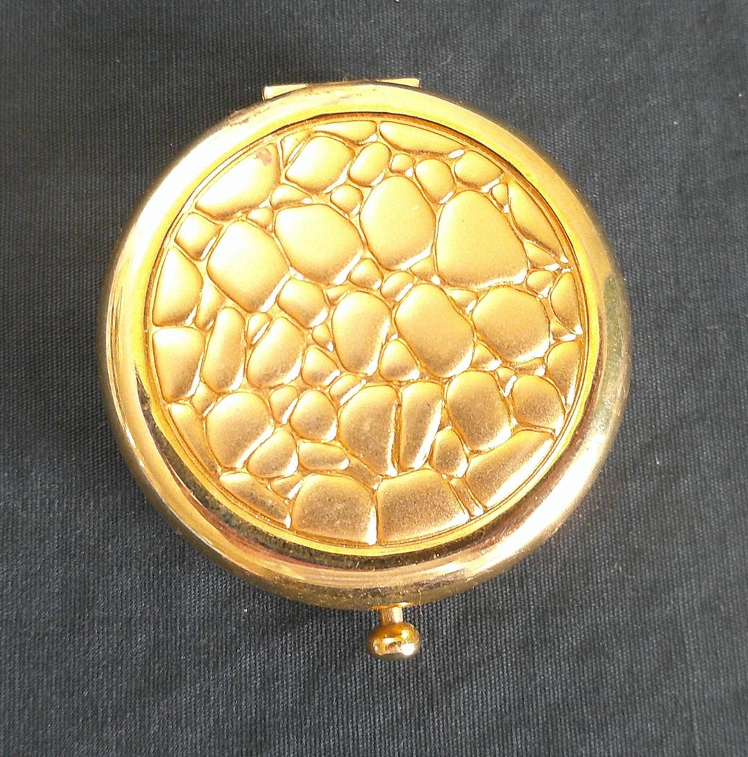 Estee Lauder Lucidity Compact Fits .1 Oz Refill Goldtone Textured Empty ...