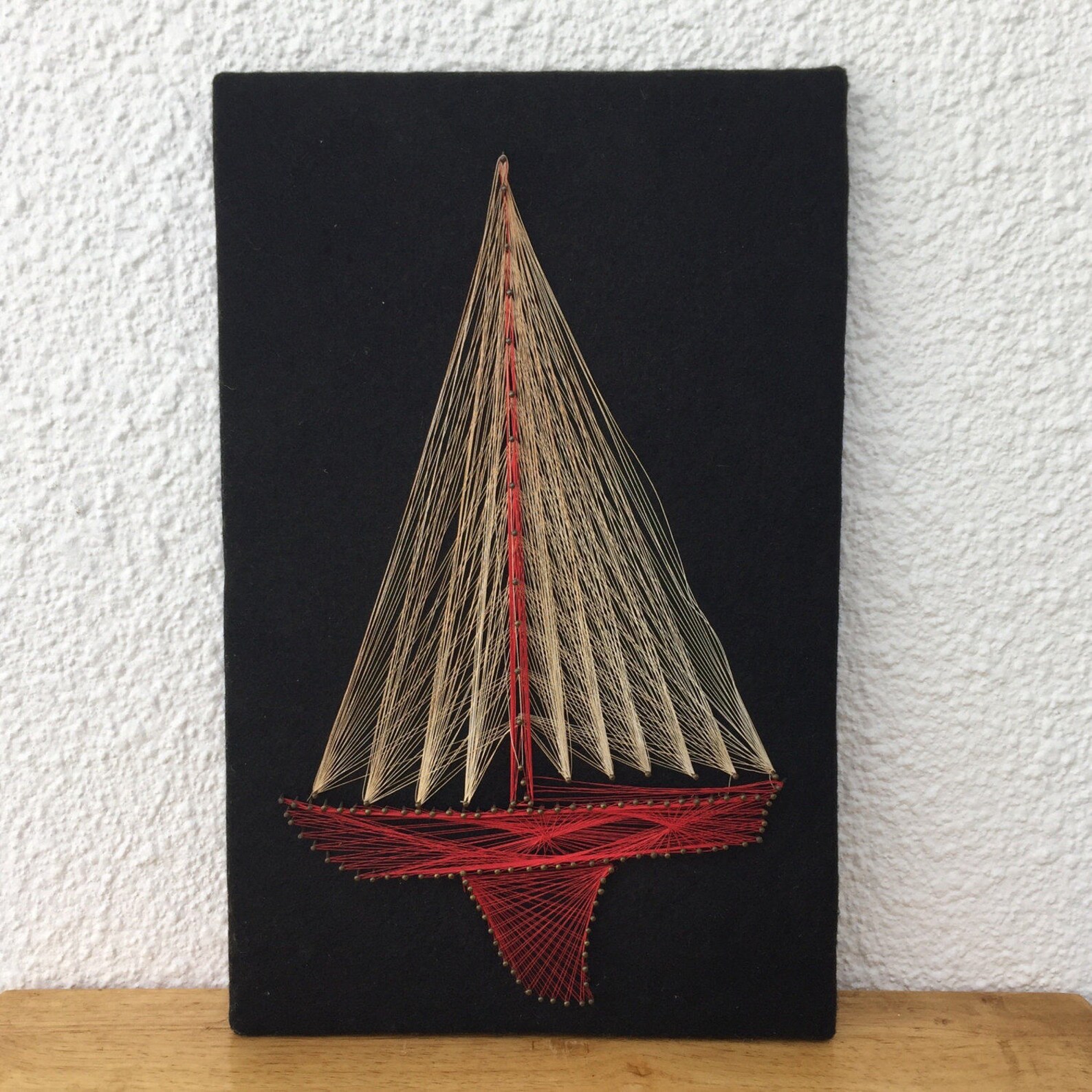 Vintage Nautical String Art Ship Boat FREE SHIPPING - Etsy